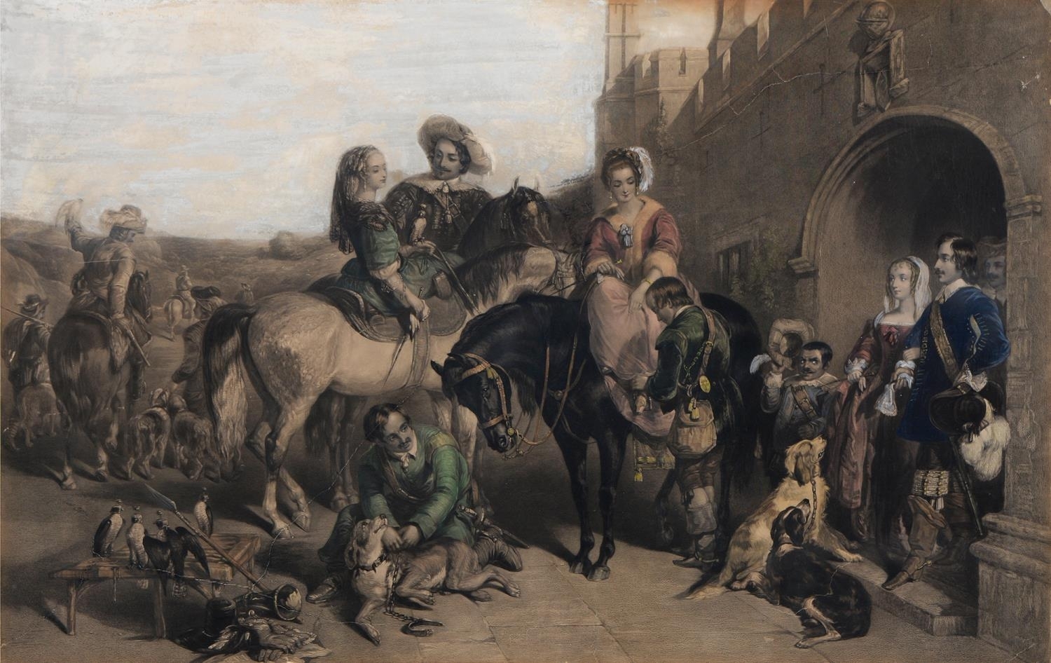 Edwin Landseer | Pam Coombs - Portrait of a King Charles Spaniel, (1995 ...