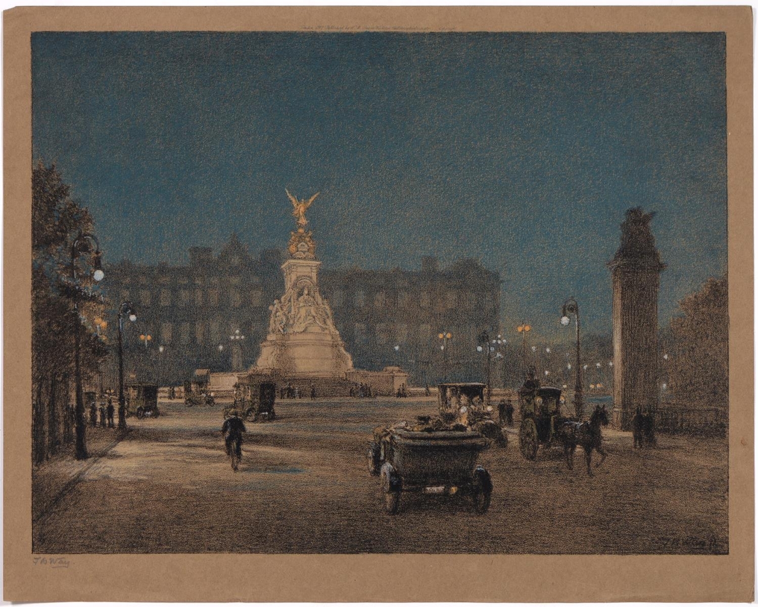 Thomas Robert Way | - Buckingham Palace, Nocturne | MutualArt