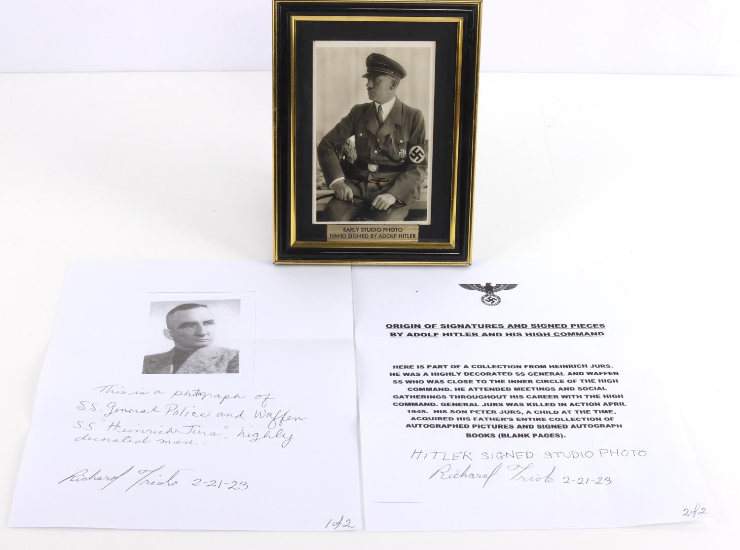 Heinrich Steinhagen | WWII GERMAN ADOLF HITLER | MutualArt