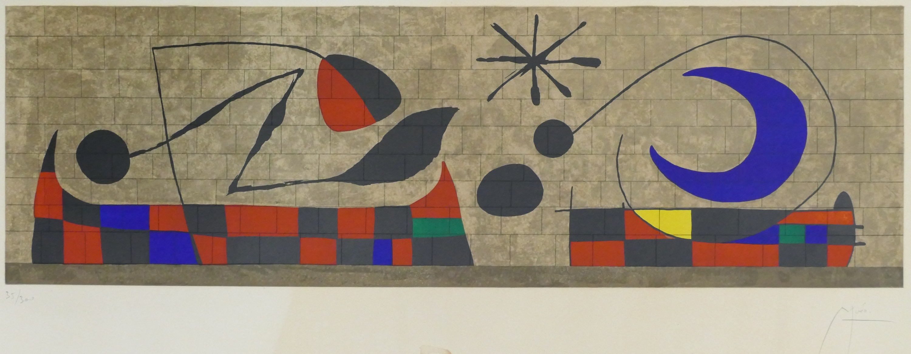 Joan Miró | Joan Miro ''Moon Wall'' 1958 Color Lithograph (1958 ...