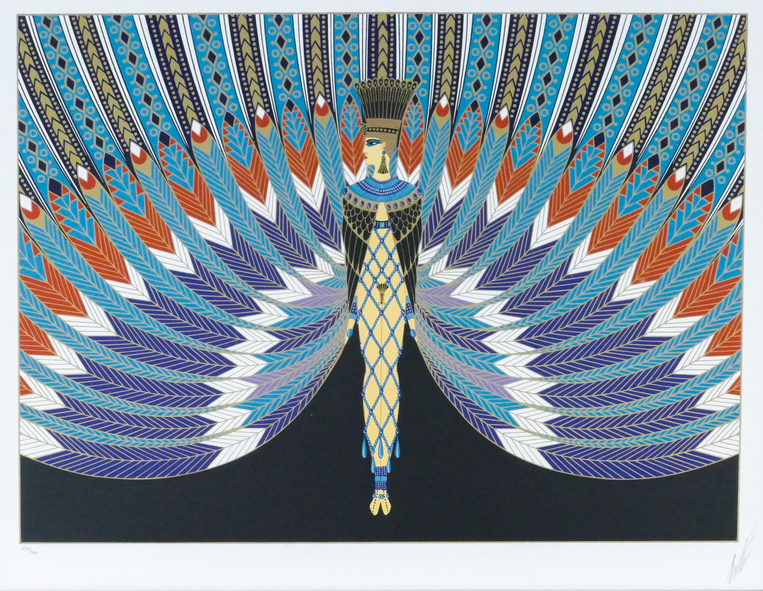 Erté | Erte ''The Nile'' 1982 Serigraph (1982) | MutualArt
