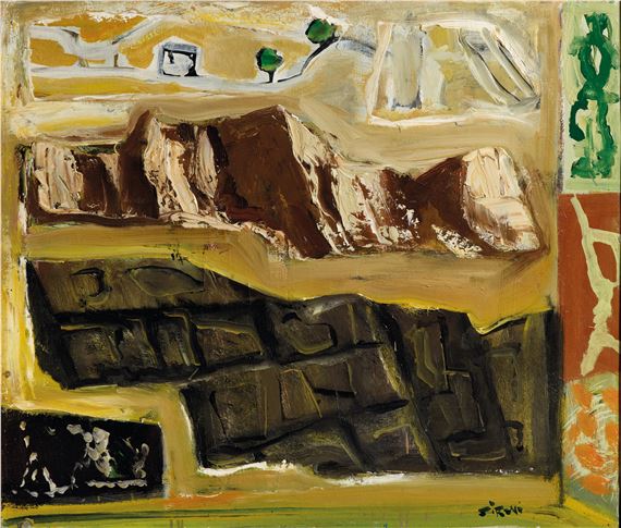Mario Sironi | Nudo di donna (Circa 1955) | MutualArt