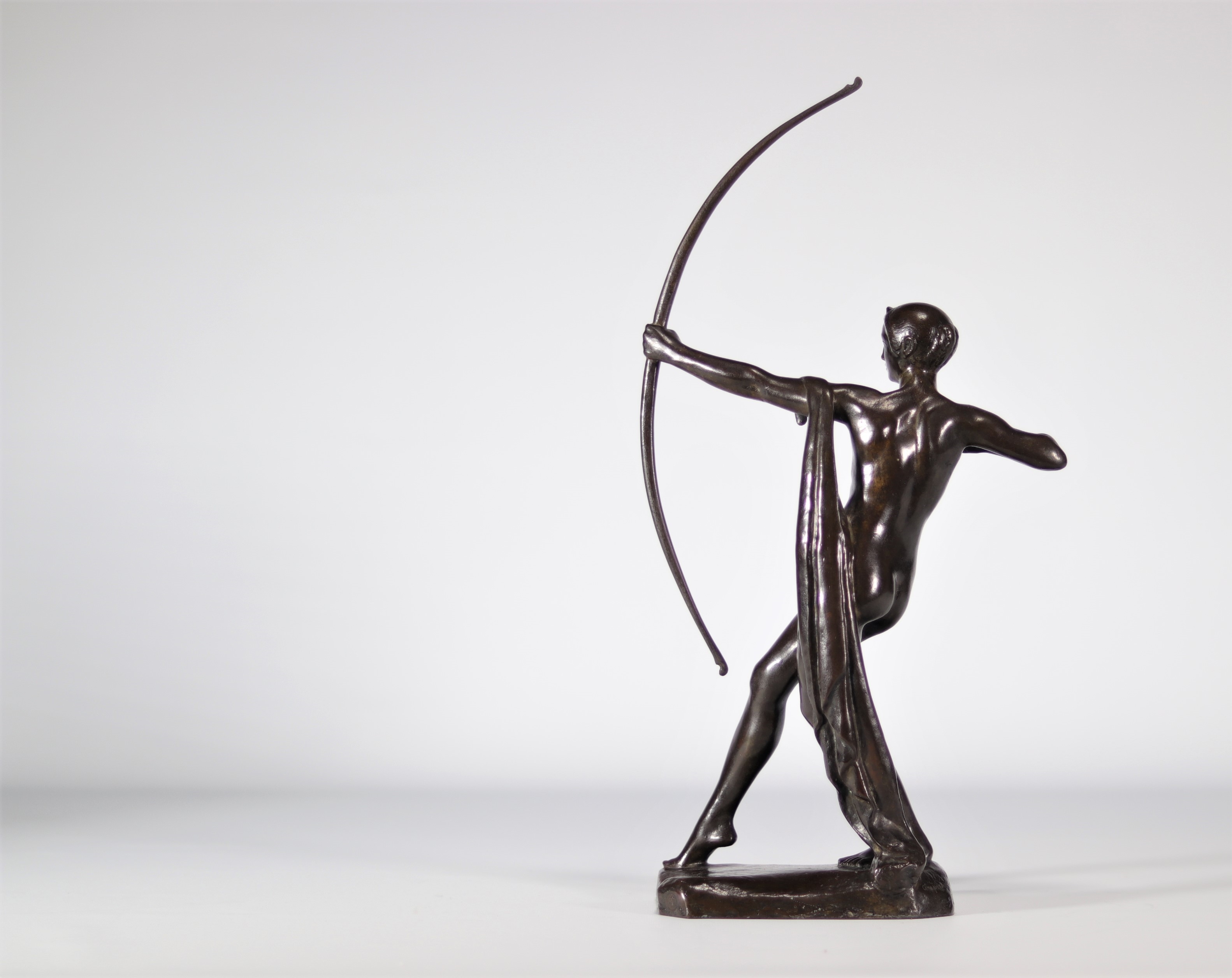 Paul Silvestre | Amazone Bronze sculpture with brown patina | MutualArt