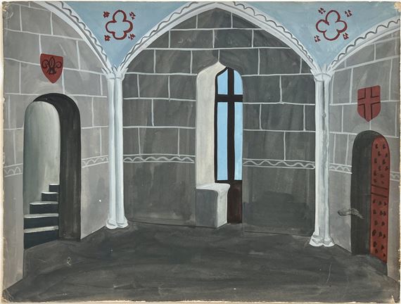 Félix Labisse | Félix LABISSE (1905-1982) gouache on paper | MutualArt