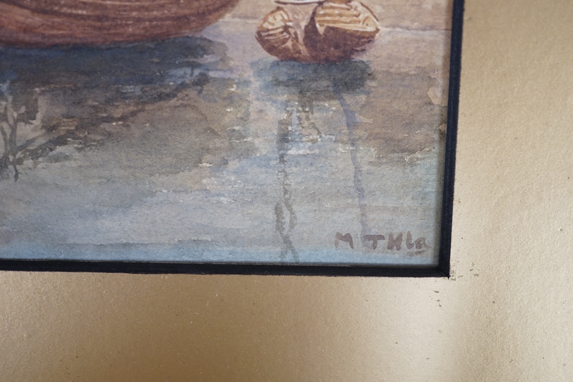 Mg Tun Hla | village viewed from the river | MutualArt