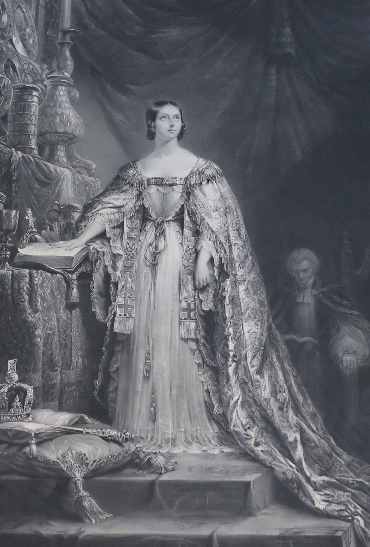 Sir George Hayter | Queen Victoria taking the oath to maintain the ...