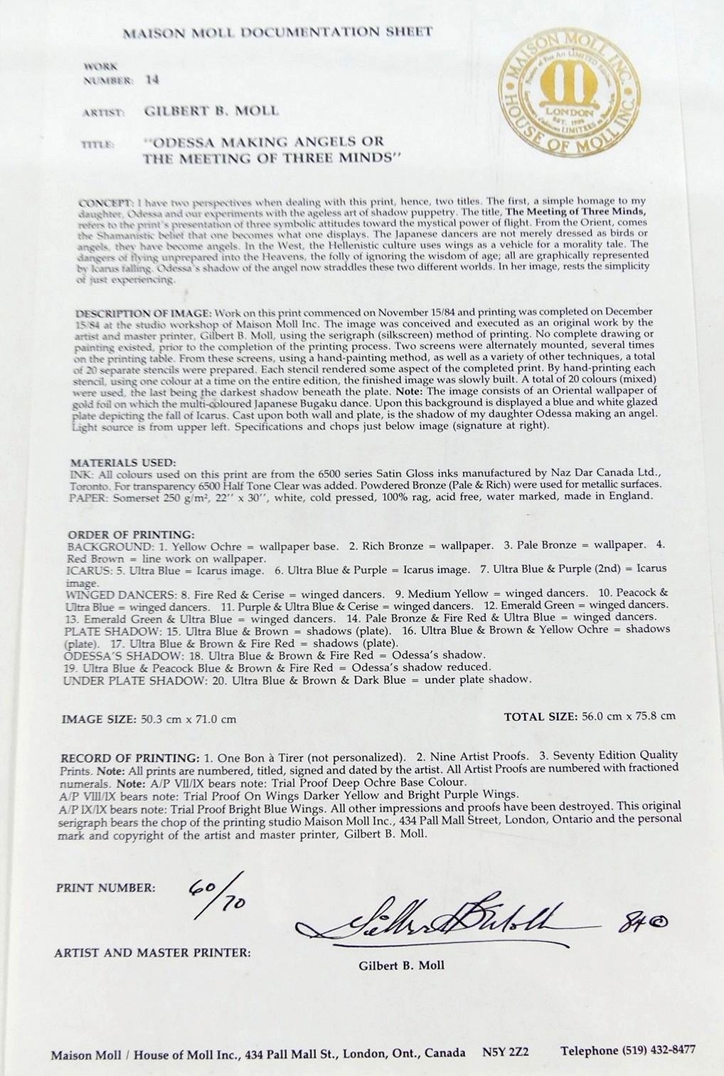 Gilbert Moll | Odessa Making Angels | MutualArt