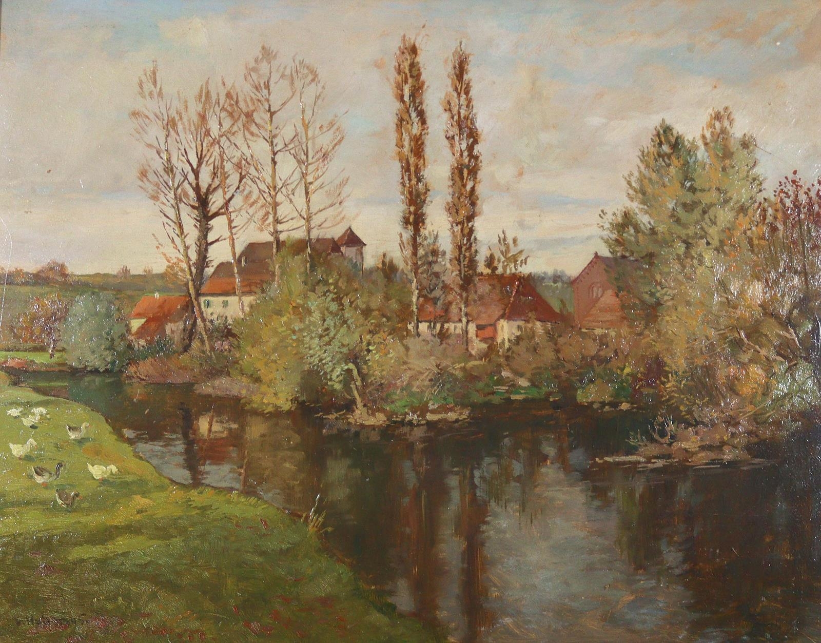 Seff Weidl | Hafenmole mit Fischern u | MutualArt