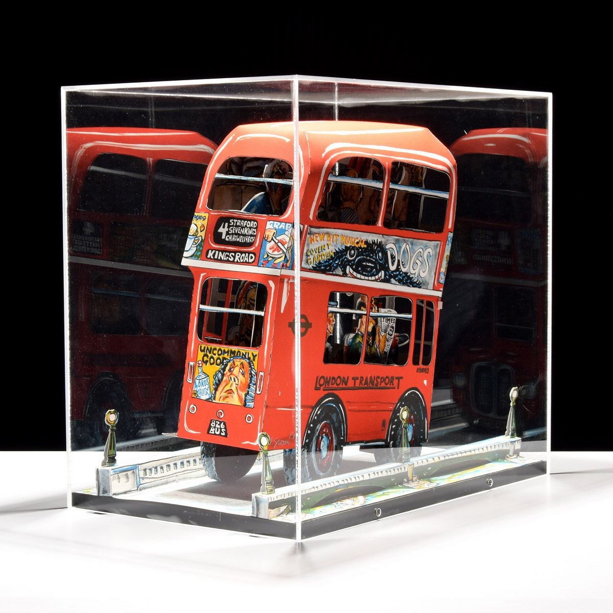 Red Grooms | LONDON BUS Sculpture (1983) | MutualArt
