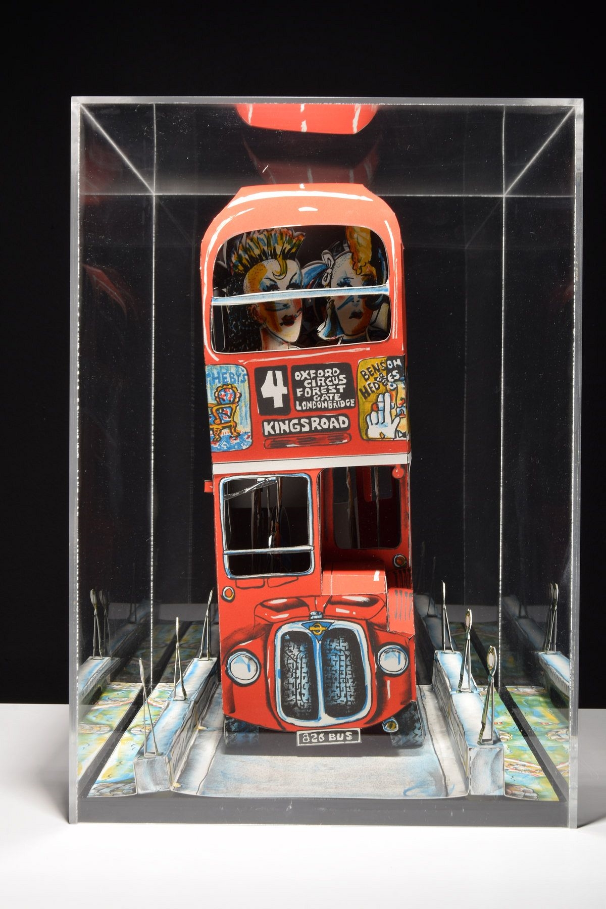 Red Grooms | LONDON BUS Sculpture (1983) | MutualArt