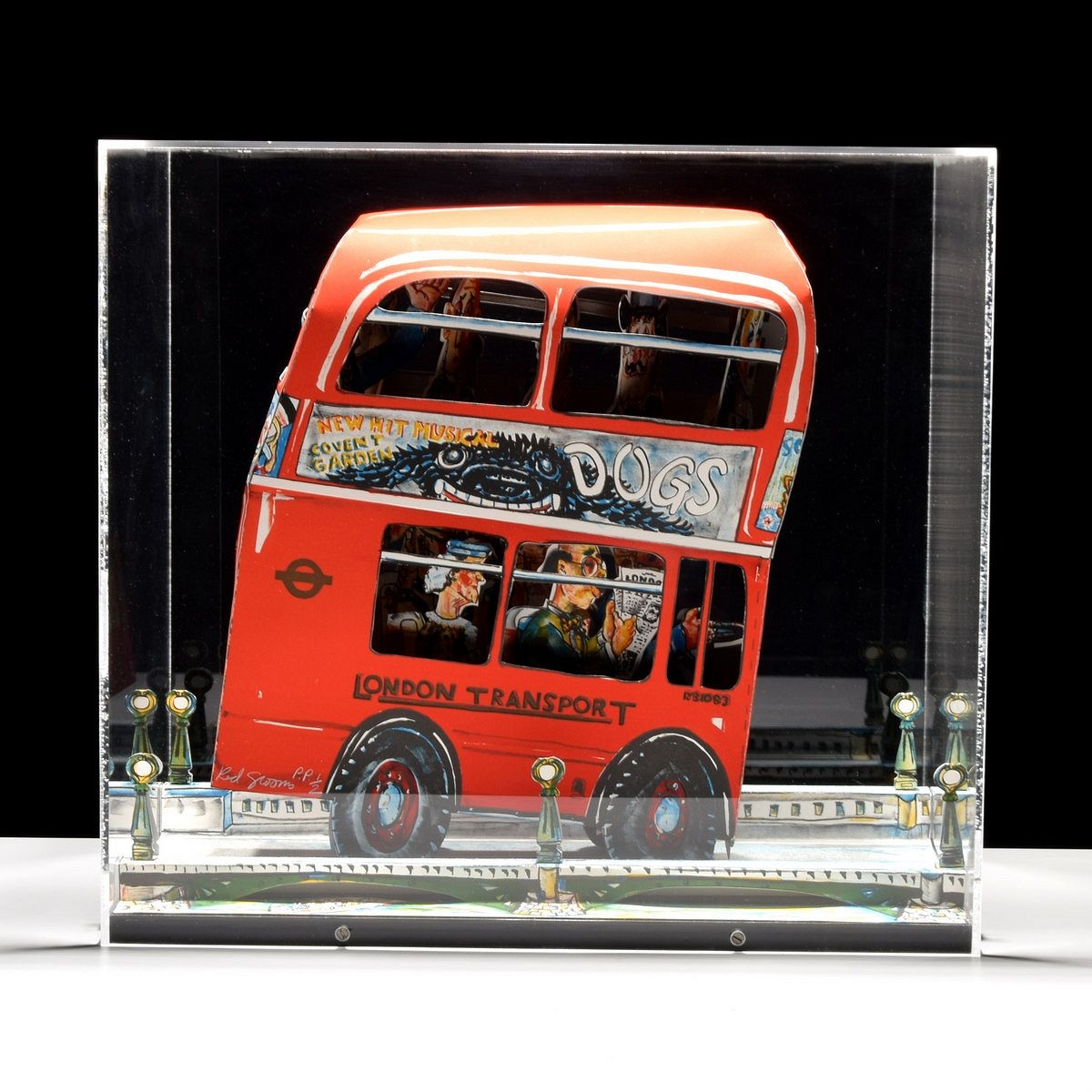 Red Grooms | LONDON BUS Sculpture (1983) | MutualArt