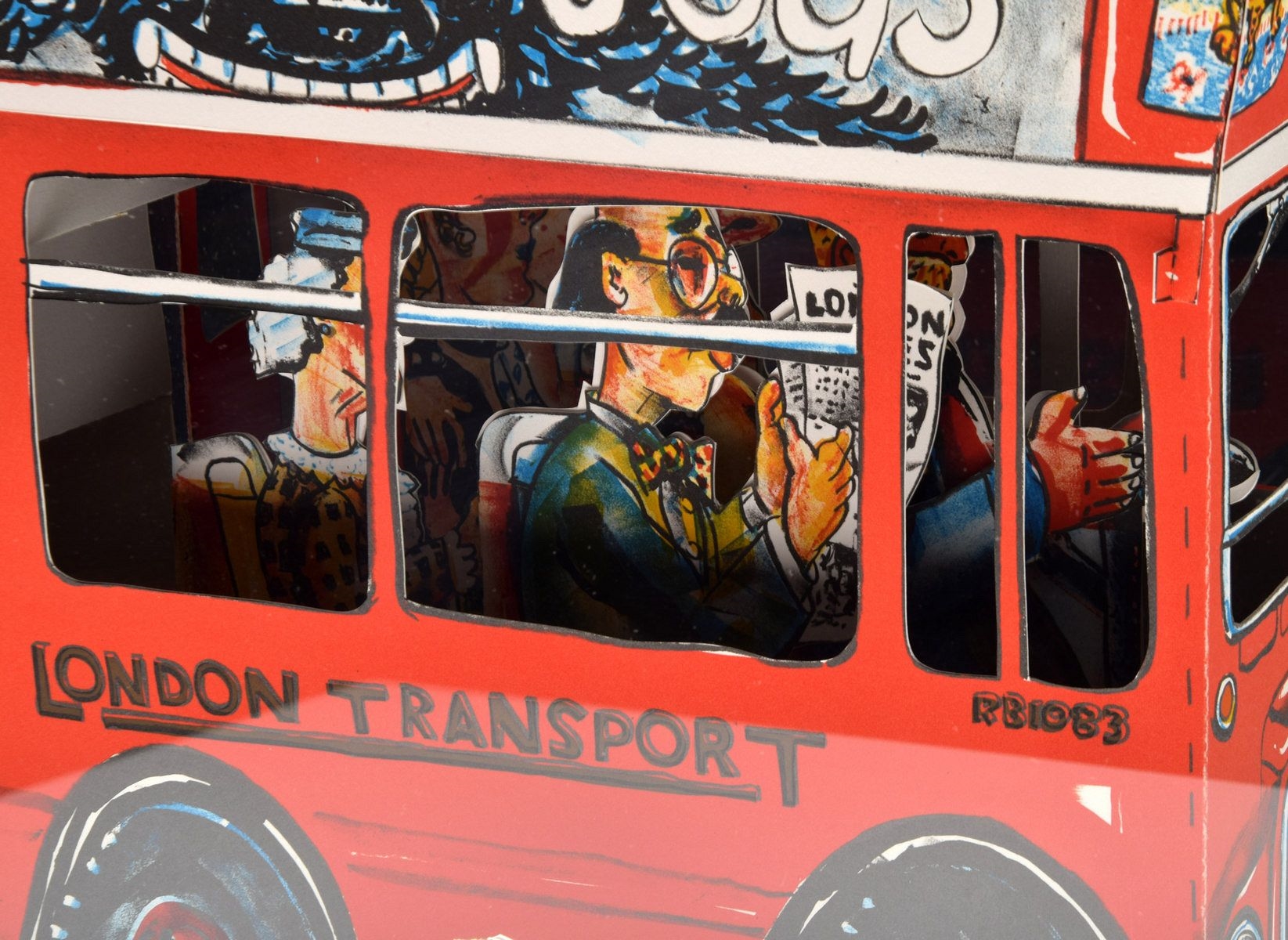 Red Grooms | LONDON BUS Sculpture (1983) | MutualArt