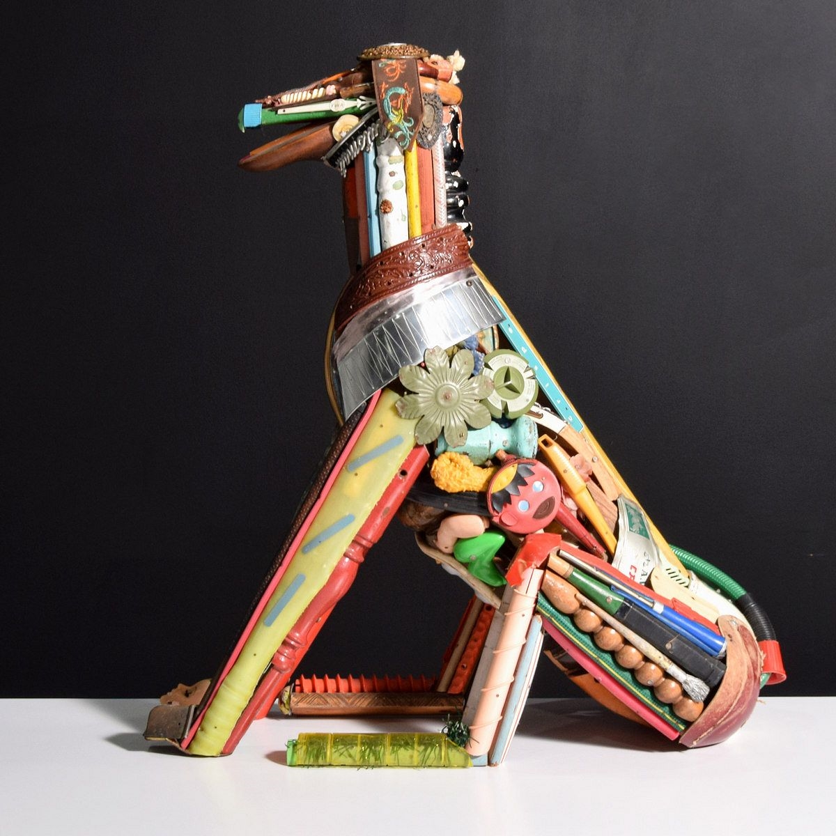 Leo Sewell | Dog Sculpture, Sitting Hound | MutualArt