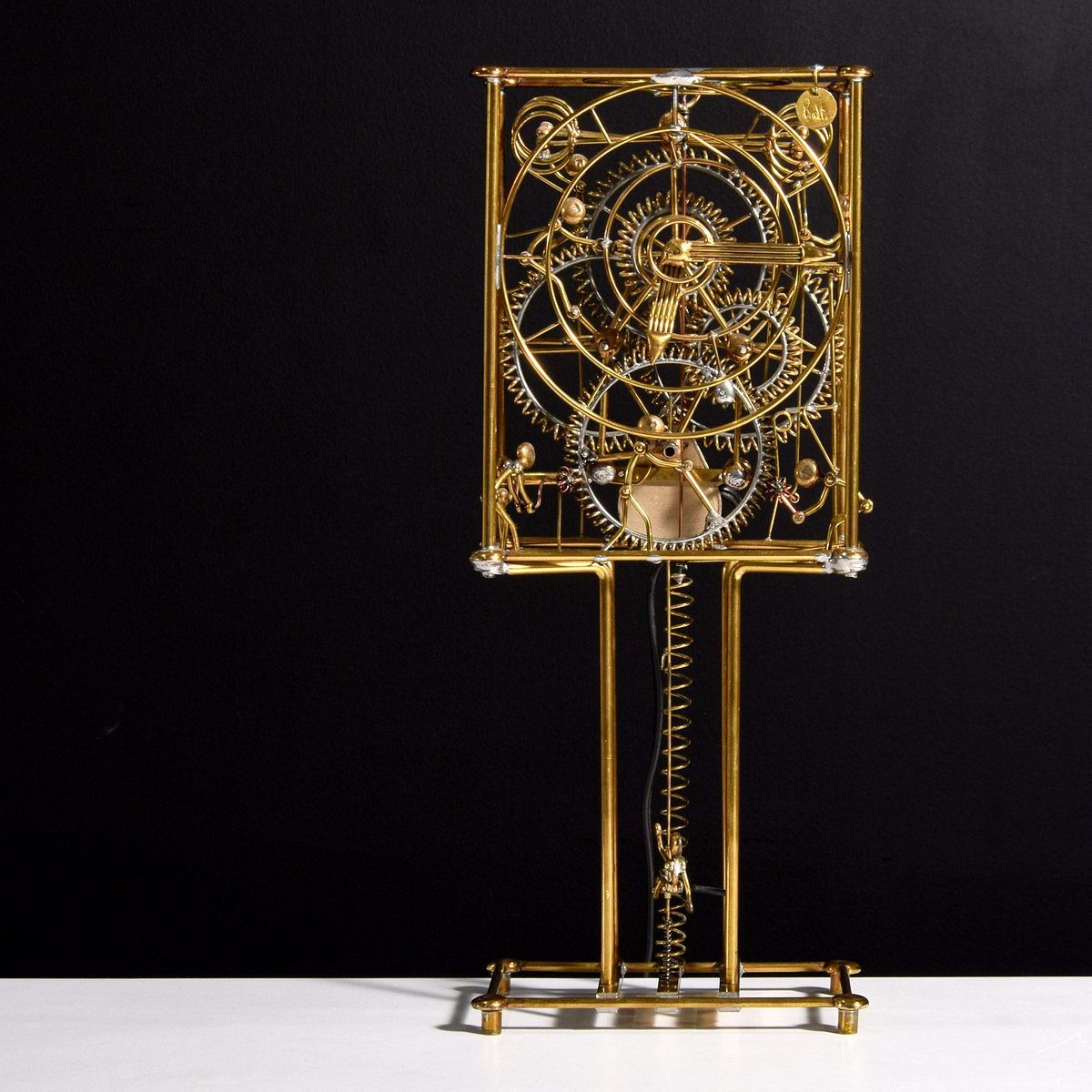 Gordon Bradt | 7 MAN Kinetic Clock / Sculpture | MutualArt