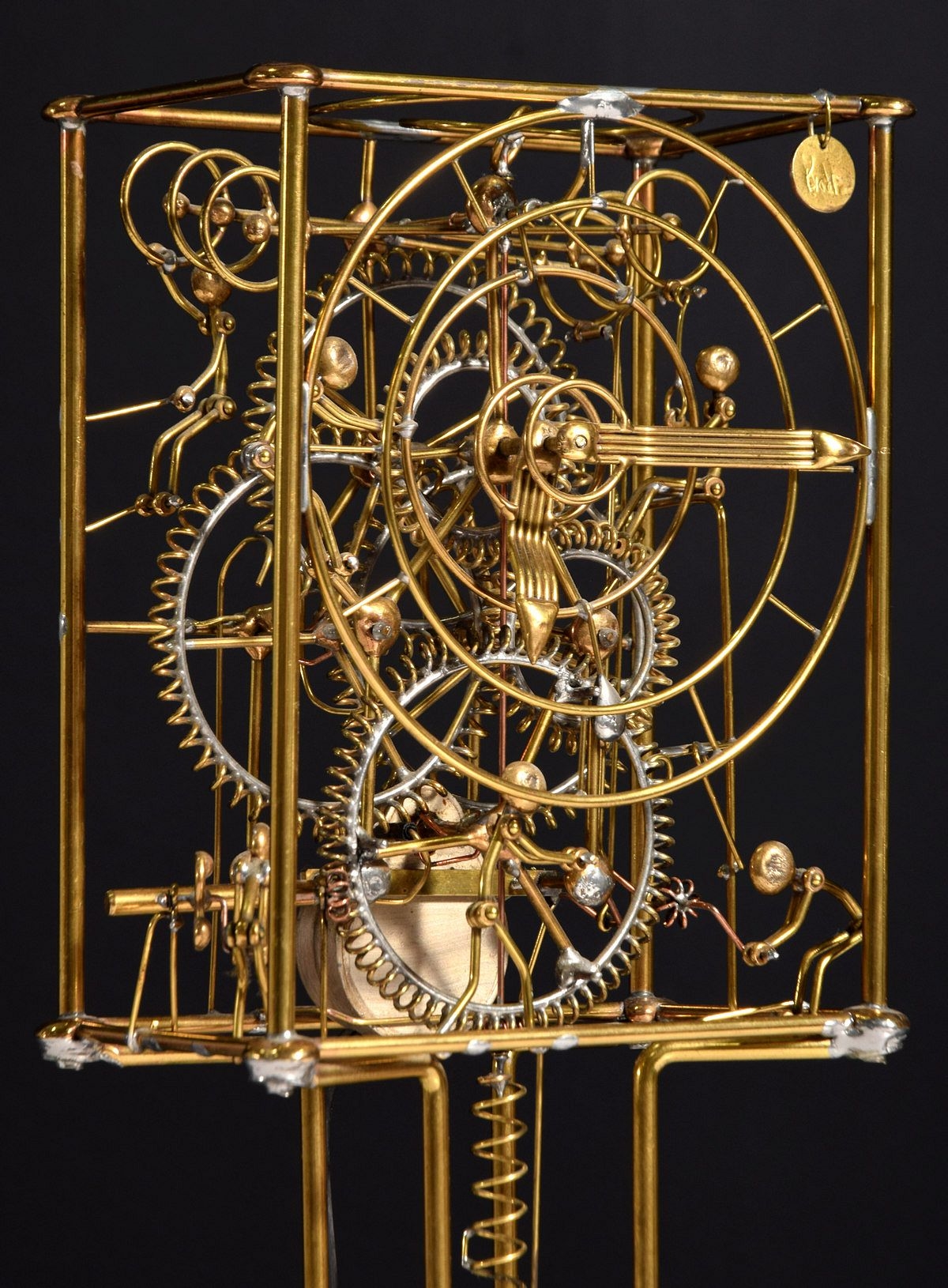 Gordon Bradt | 7 MAN Kinetic Clock / Sculpture | MutualArt