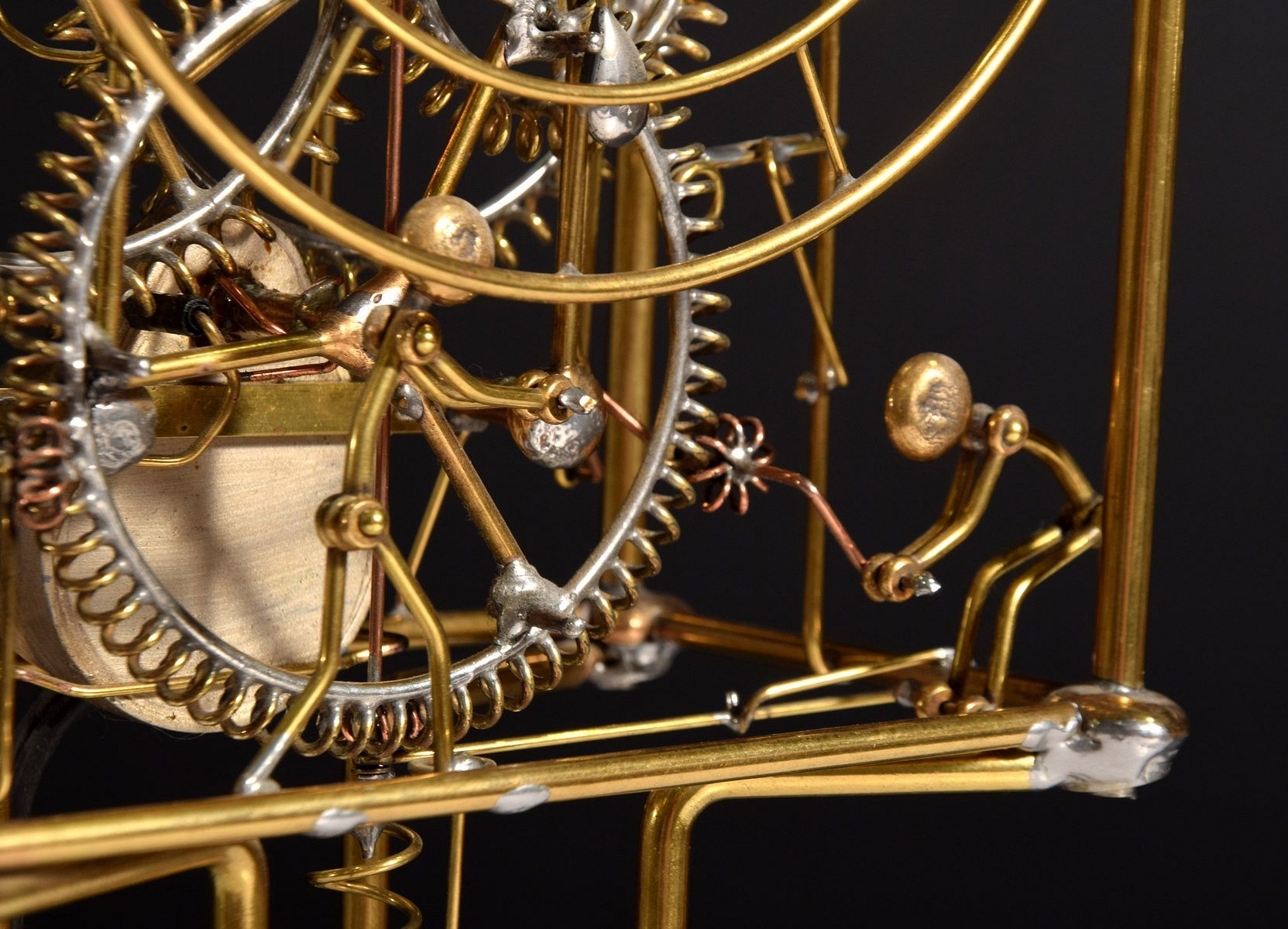 Gordon Bradt | 7 MAN Kinetic Clock / Sculpture | MutualArt