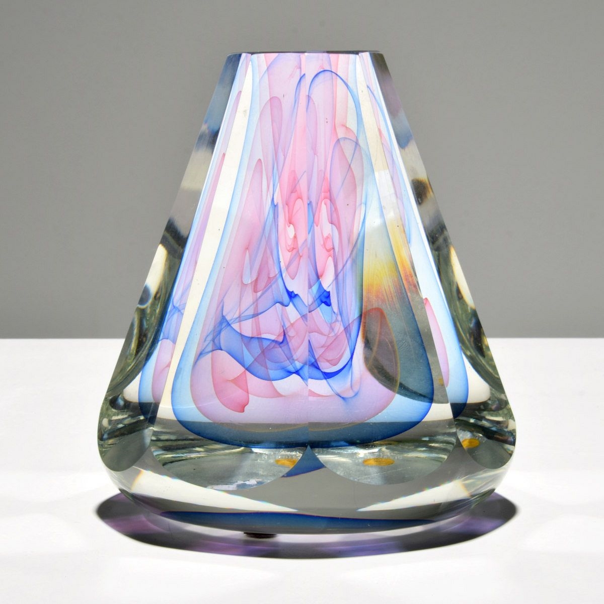 Edward Nesteruk | 2 Art Glass Sculptures (1982) | MutualArt