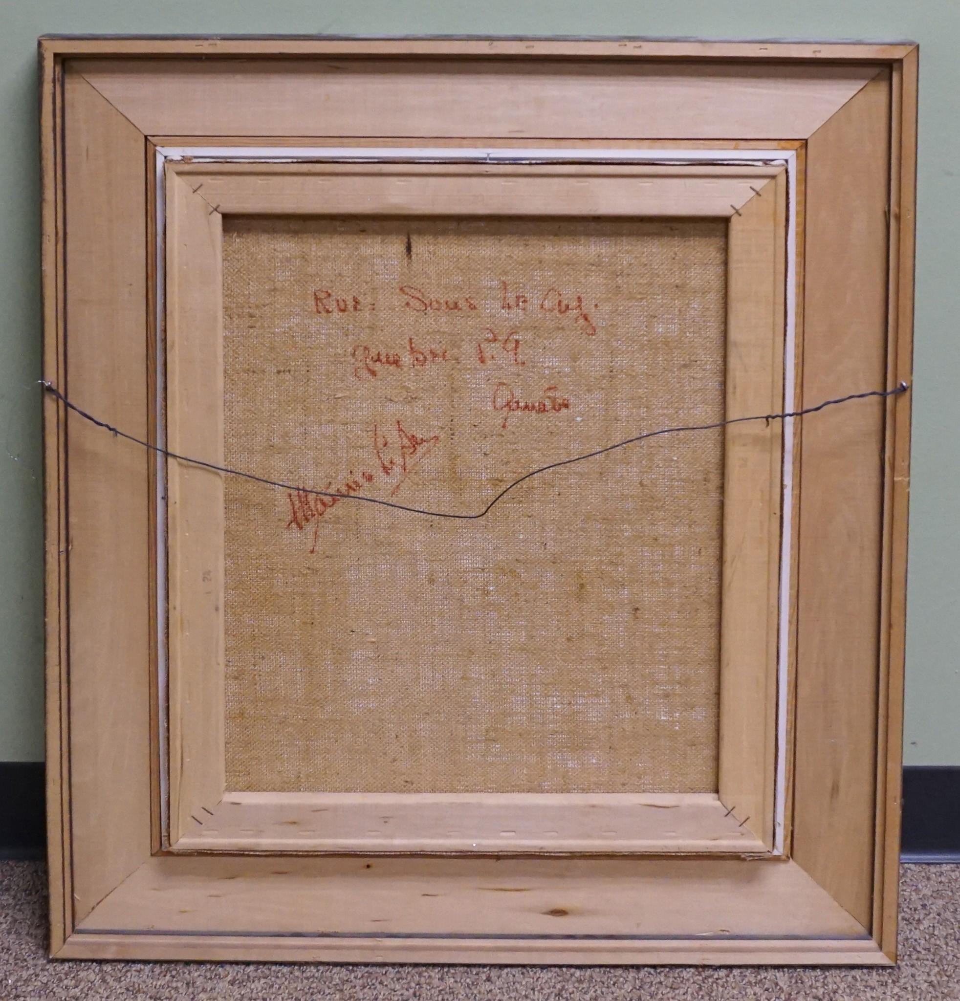 Maurice LeBon | Clothes Line in an Alley | MutualArt