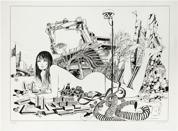 Guido Crepax | Woman lying down | MutualArt