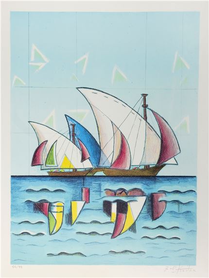 Ibrahim Kodra | 2 sheets | MutualArt