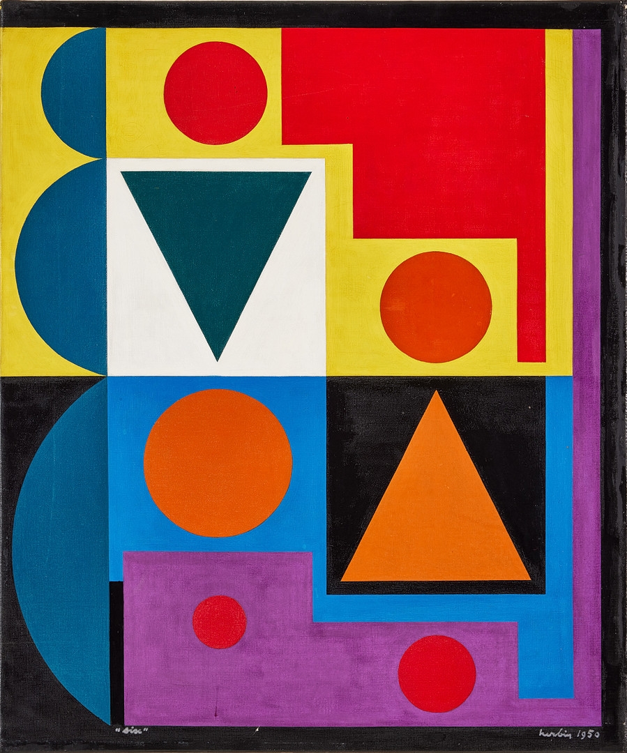 Auguste Herbin | Fer Acier (1955) | MutualArt