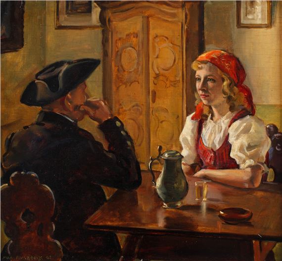 Max Rimbock | WEIHNACHTLICHES INTERIEUR (1936) | MutualArt