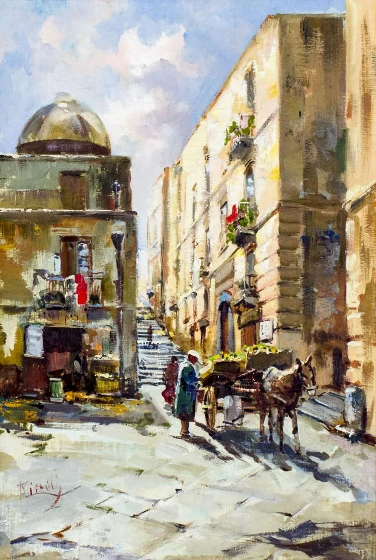 Giuseppe Rispoli | Street Scene | MutualArt