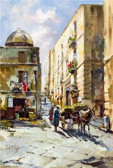 Giuseppe Rispoli | Street Scene | MutualArt