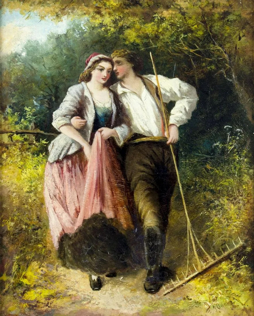 J. Adams | Courting Couple | MutualArt