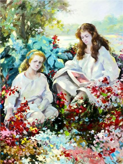 Tim Benjamin | Reading the Book | MutualArt