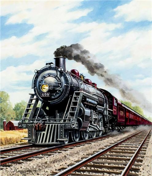 J. Craig Thorpe | Illinois Locomotive (1995) | MutualArt