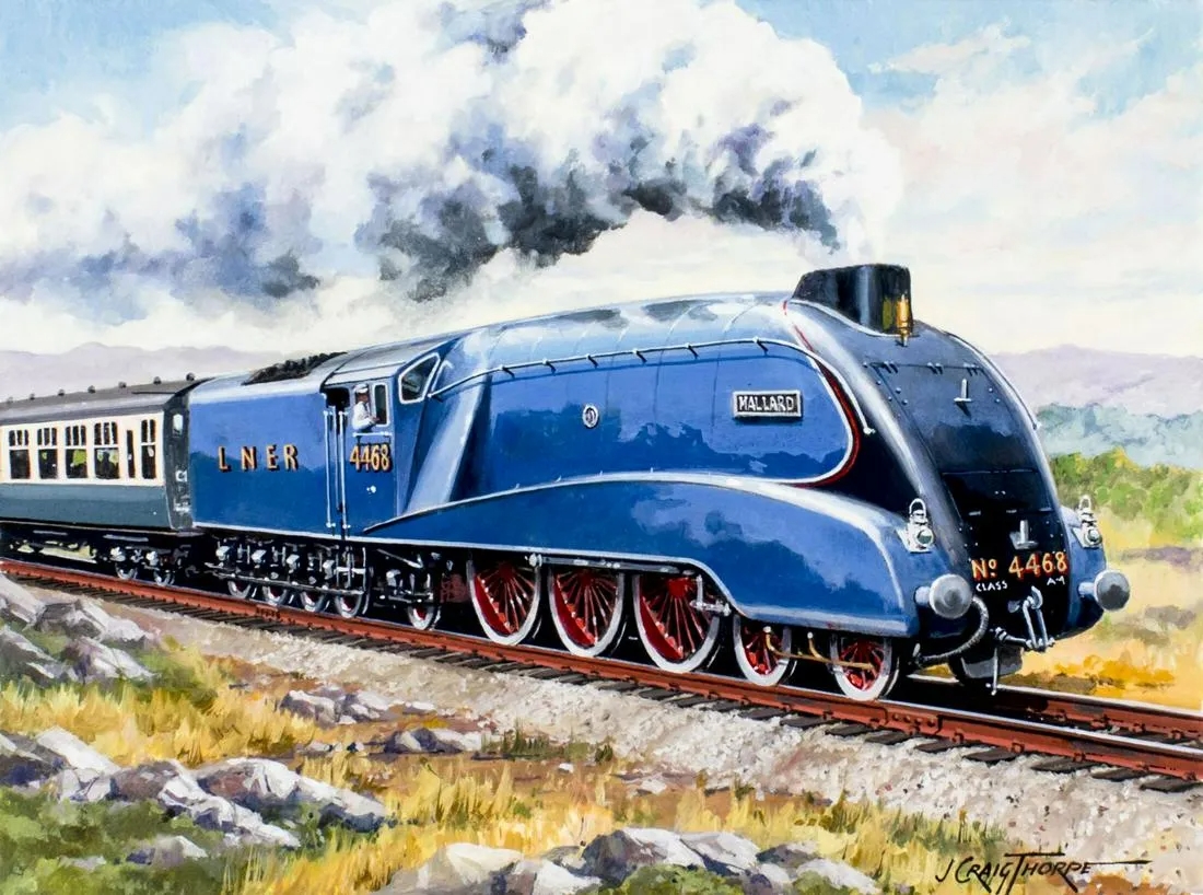J. Craig Thorpe | Train - British LNER Mallard (1995) | MutualArt