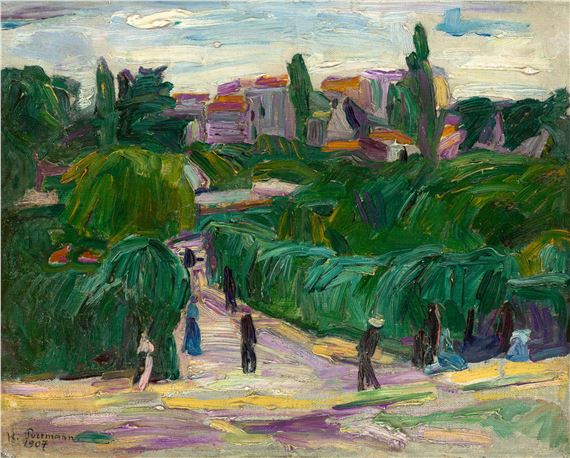 Hans Purrmann | Anemonen in Glasvase (1938 - 1959) | MutualArt