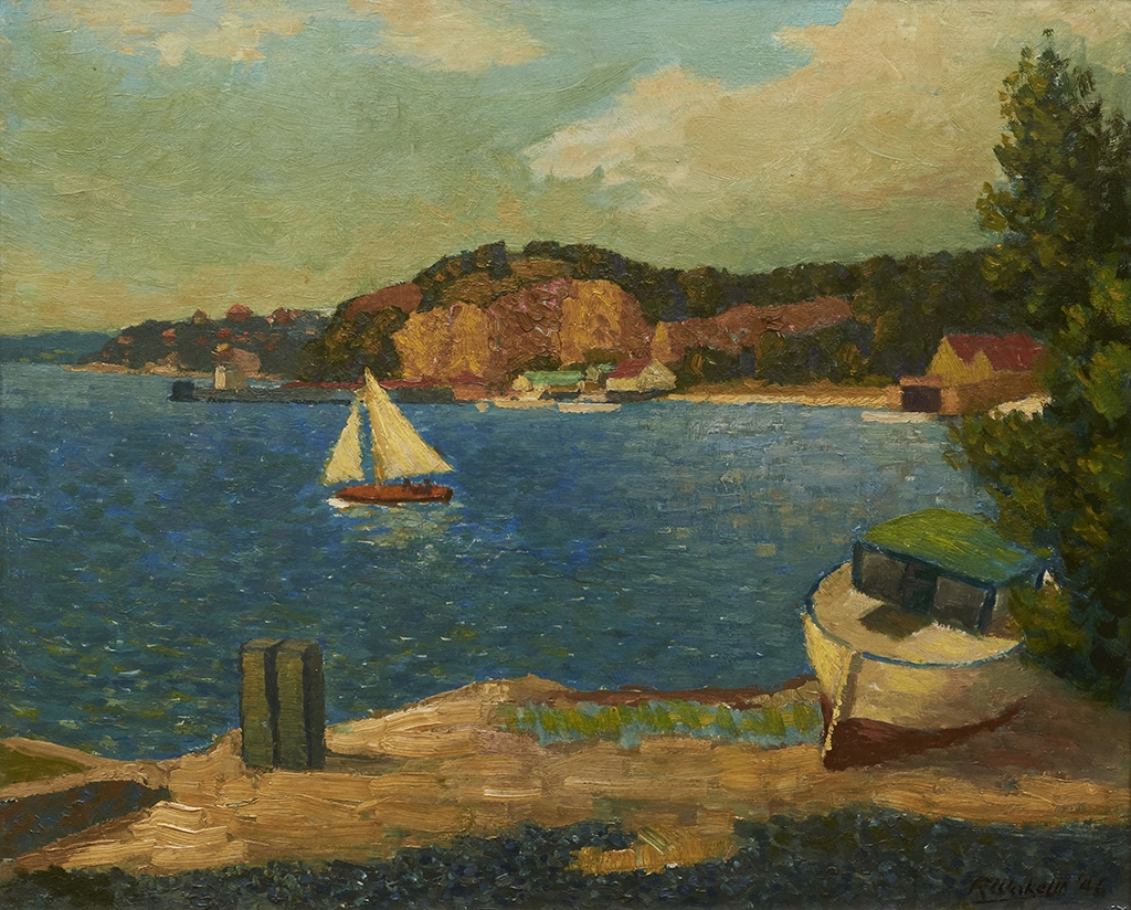Roland Wakelin | Boats Berrys Bay (1946) | MutualArt