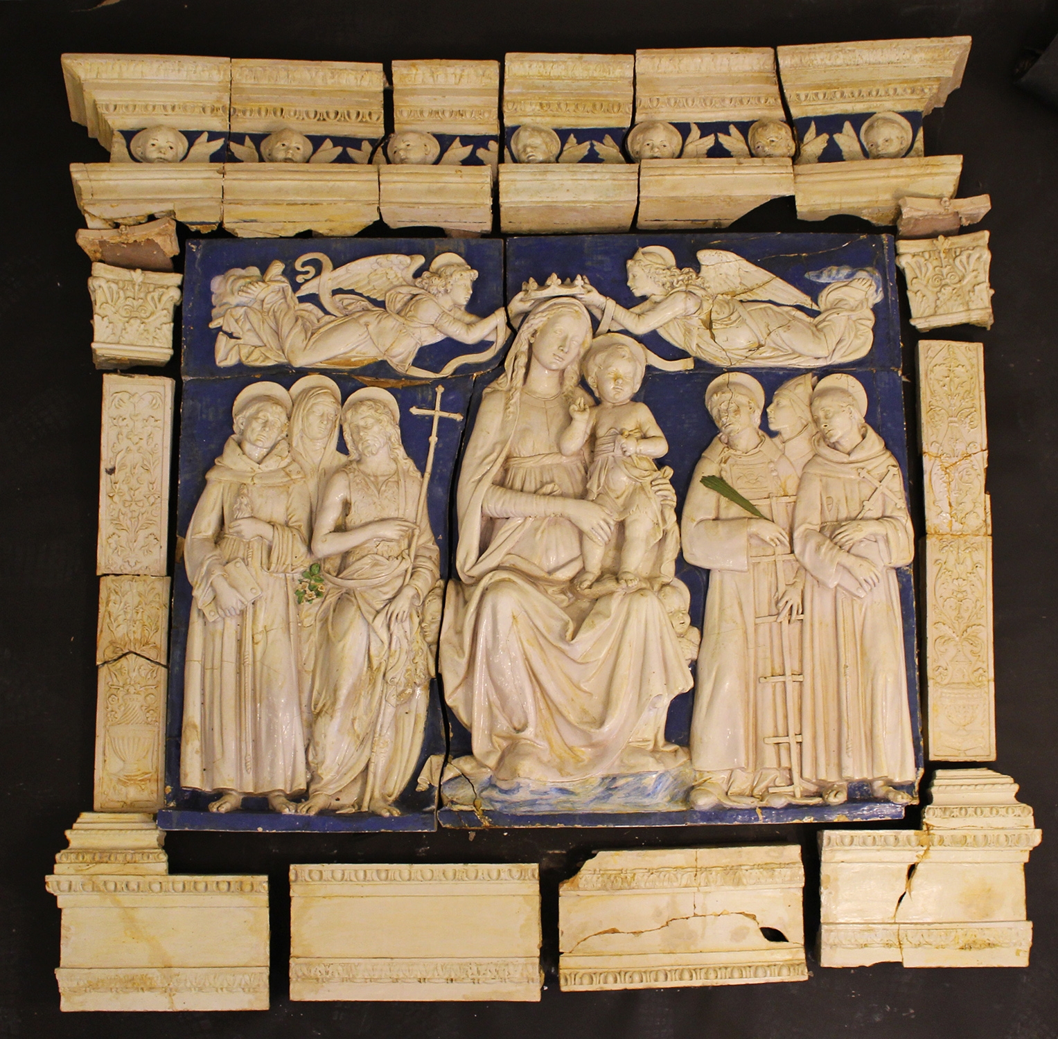 Giovanni della Robbia | Ceramic altar with Madonna | MutualArt