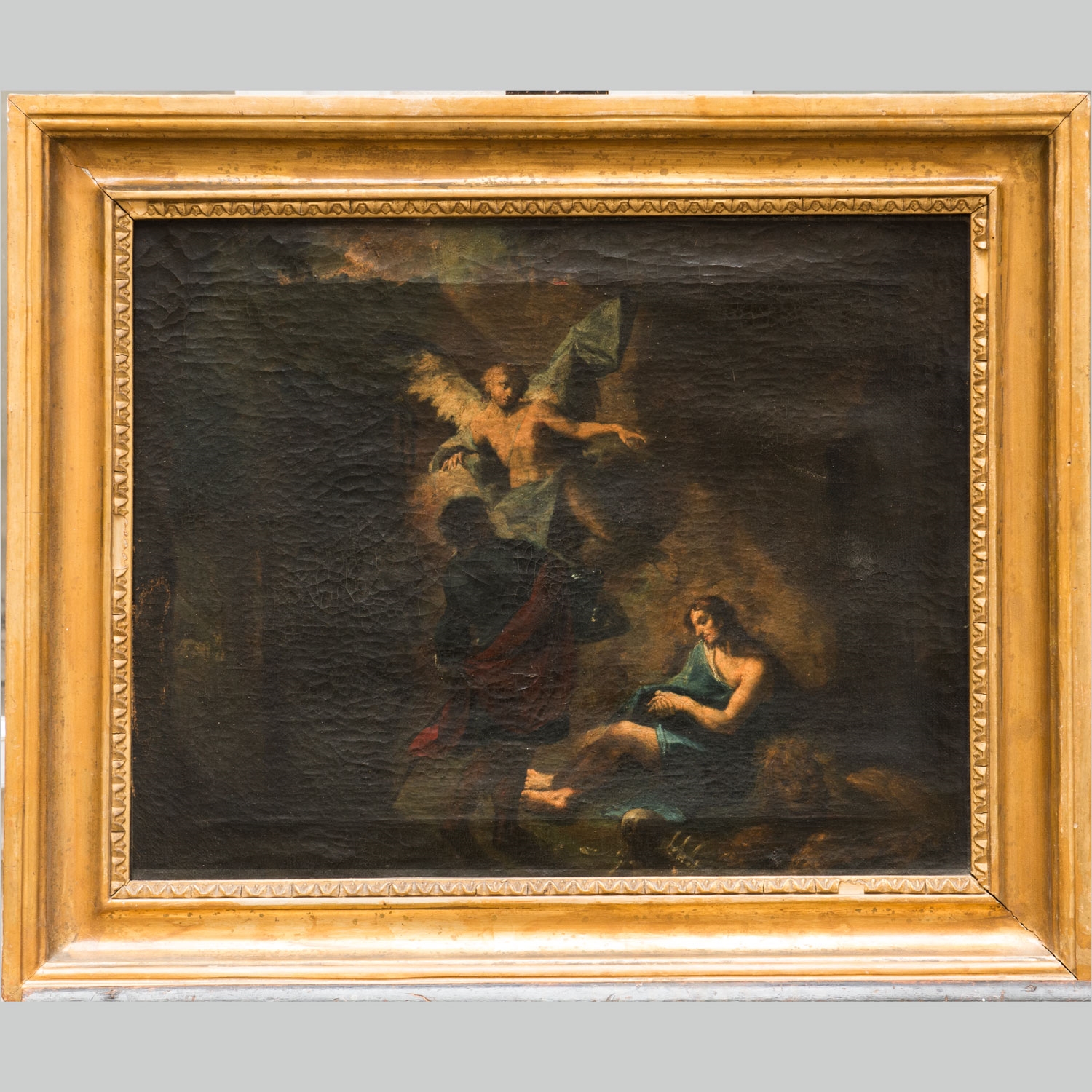 Austrian School, 18th Century | Daniel in the lions cave. | MutualArt