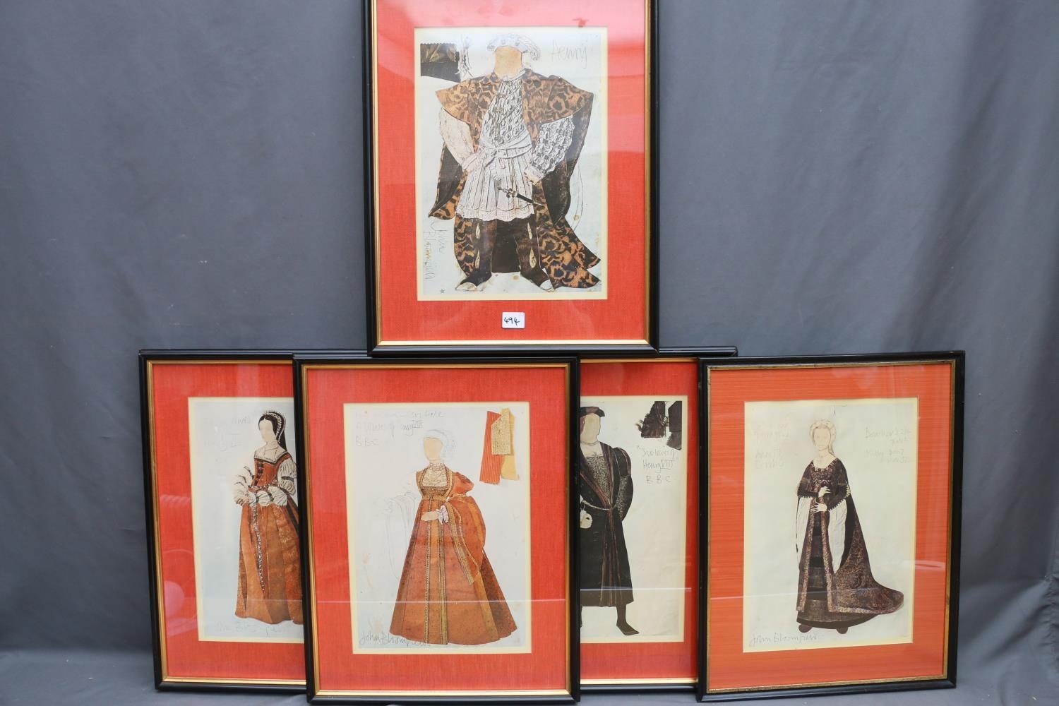 John Bloomfield | five Henry VIII themed prints | MutualArt