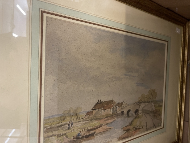 David Binns | P.C. Clemmow two watercolours titled An Old Bridge ...