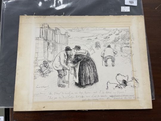 Ernest Howard Shepard | Village Dame | MutualArt