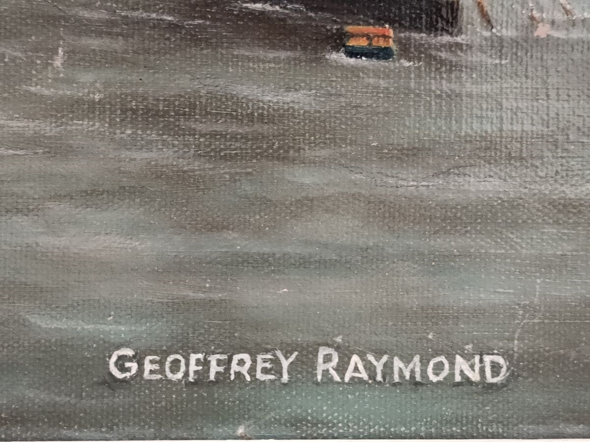 Geoffrey Raymond | Tower bridge and HMS Belfast | MutualArt