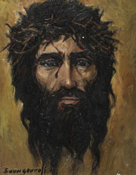 Anatole Ivanovitch Soungouroff | Visage de la Passion du Christ | MutualArt