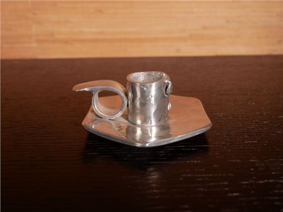 Jean Goardere | Jean Goardere Modernist Handmade Pewter Pitcher | MutualArt