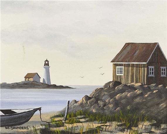 William J. Saunders | Ocean view | MutualArt