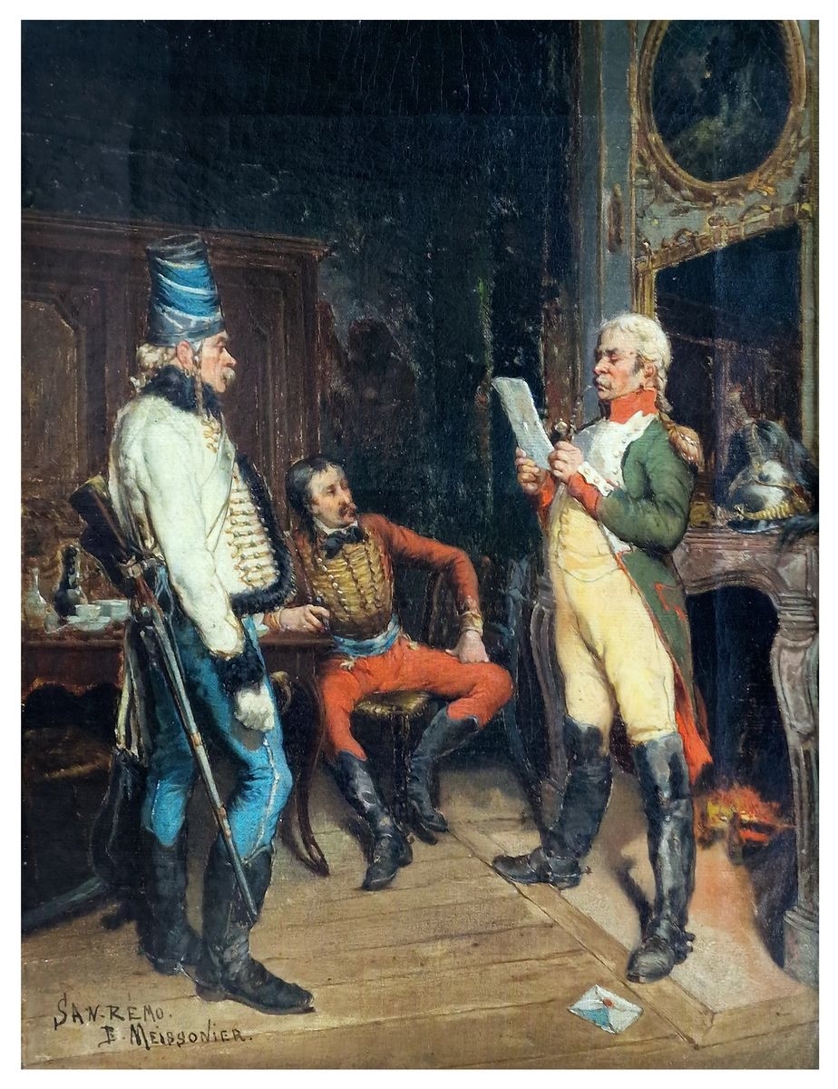 Jean-Louis-Ernest Meissonier | Lecture de la missive | MutualArt