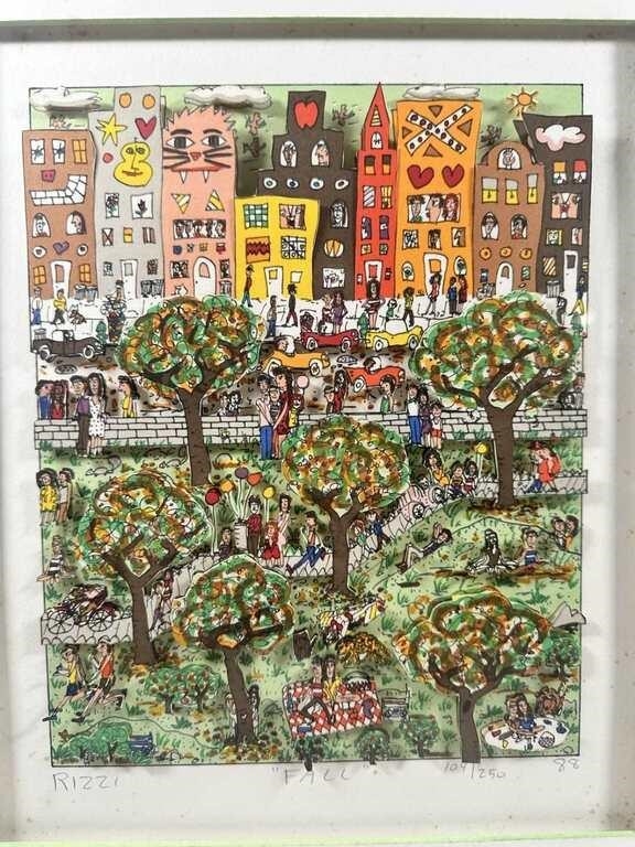 James Rizzi | Four Seasons: Fall Art (1988) | MutualArt