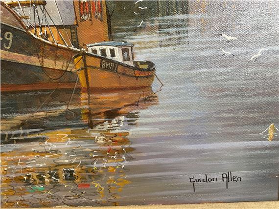 Gordon Allen | Brixham harbour at full tide | MutualArt