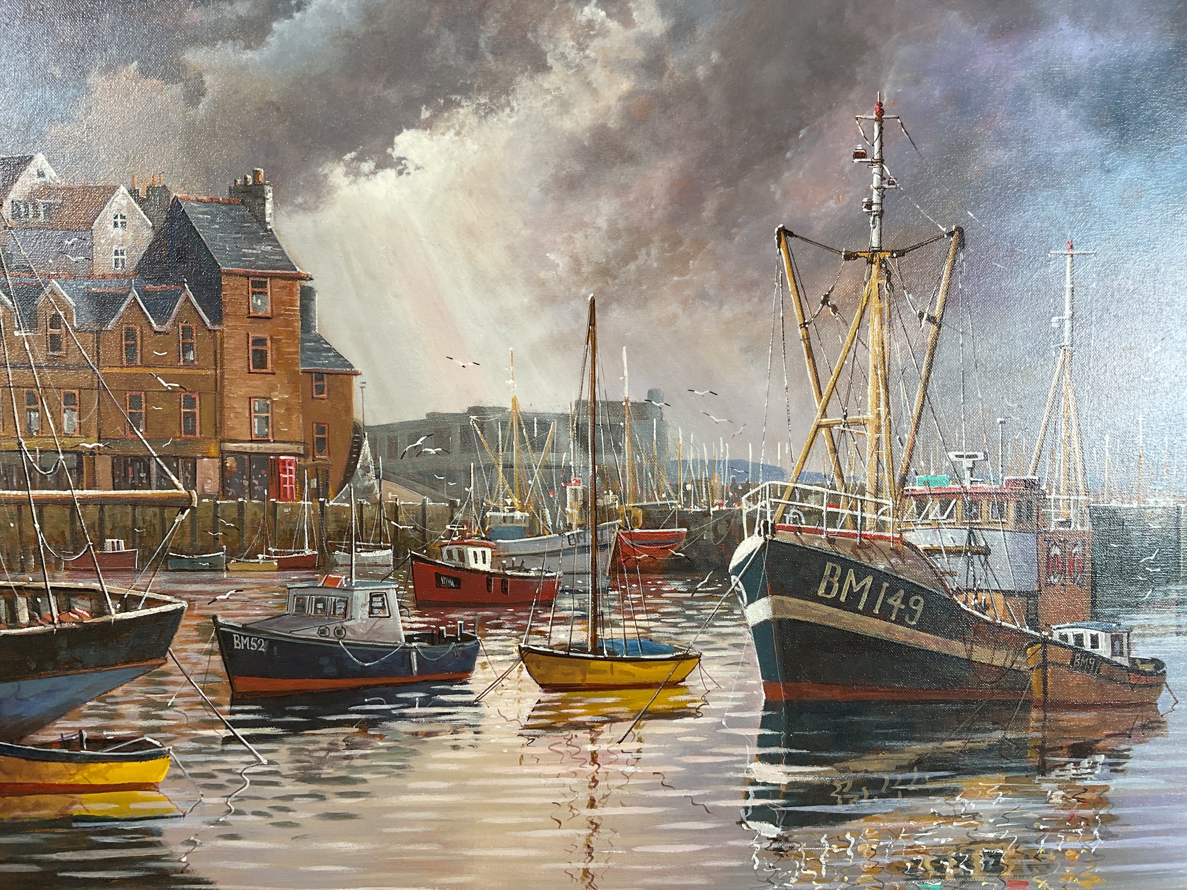 Gordon Allen | Brixham harbour at full tide | MutualArt