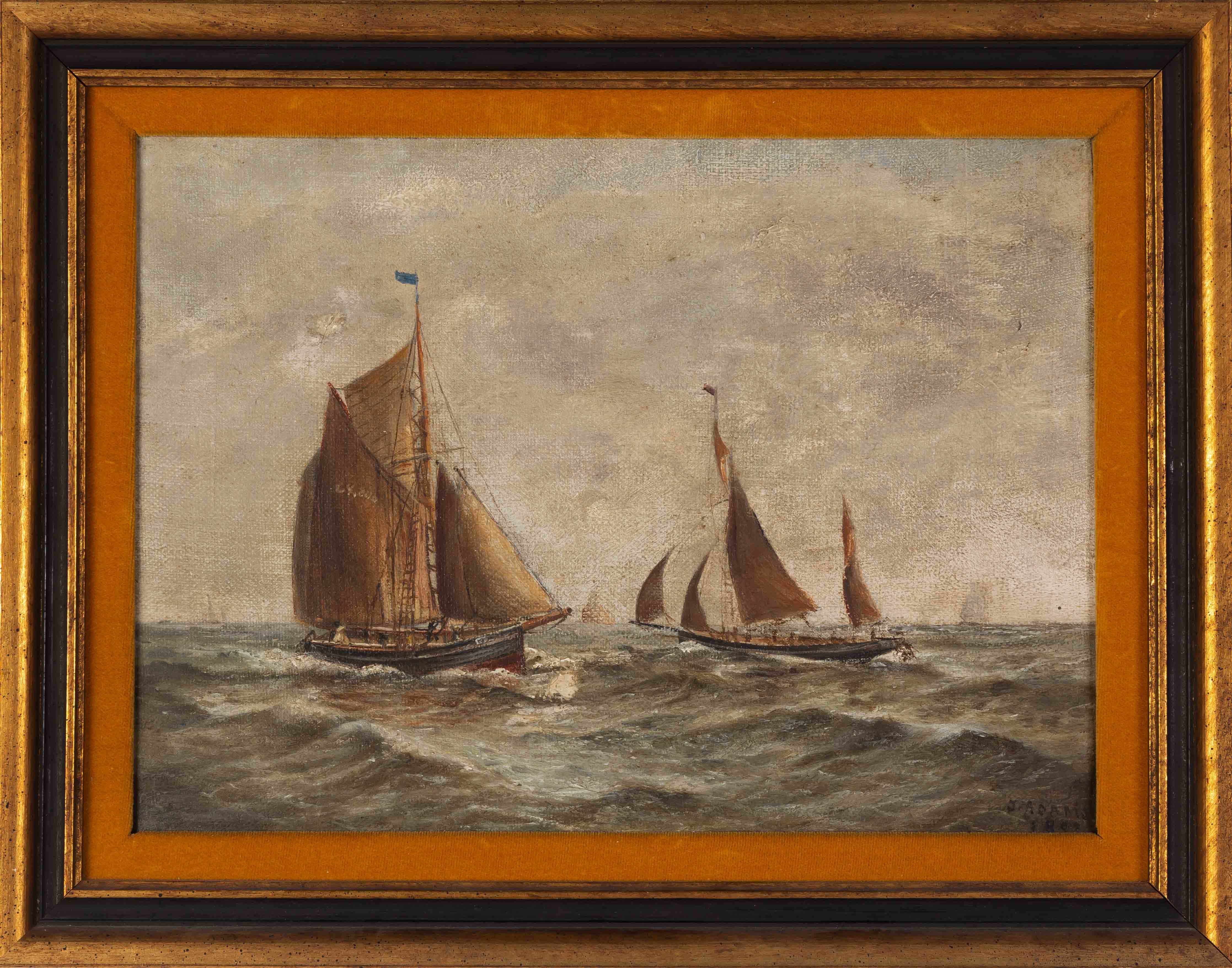 J. Adams | 2 Sailing Ships | MutualArt