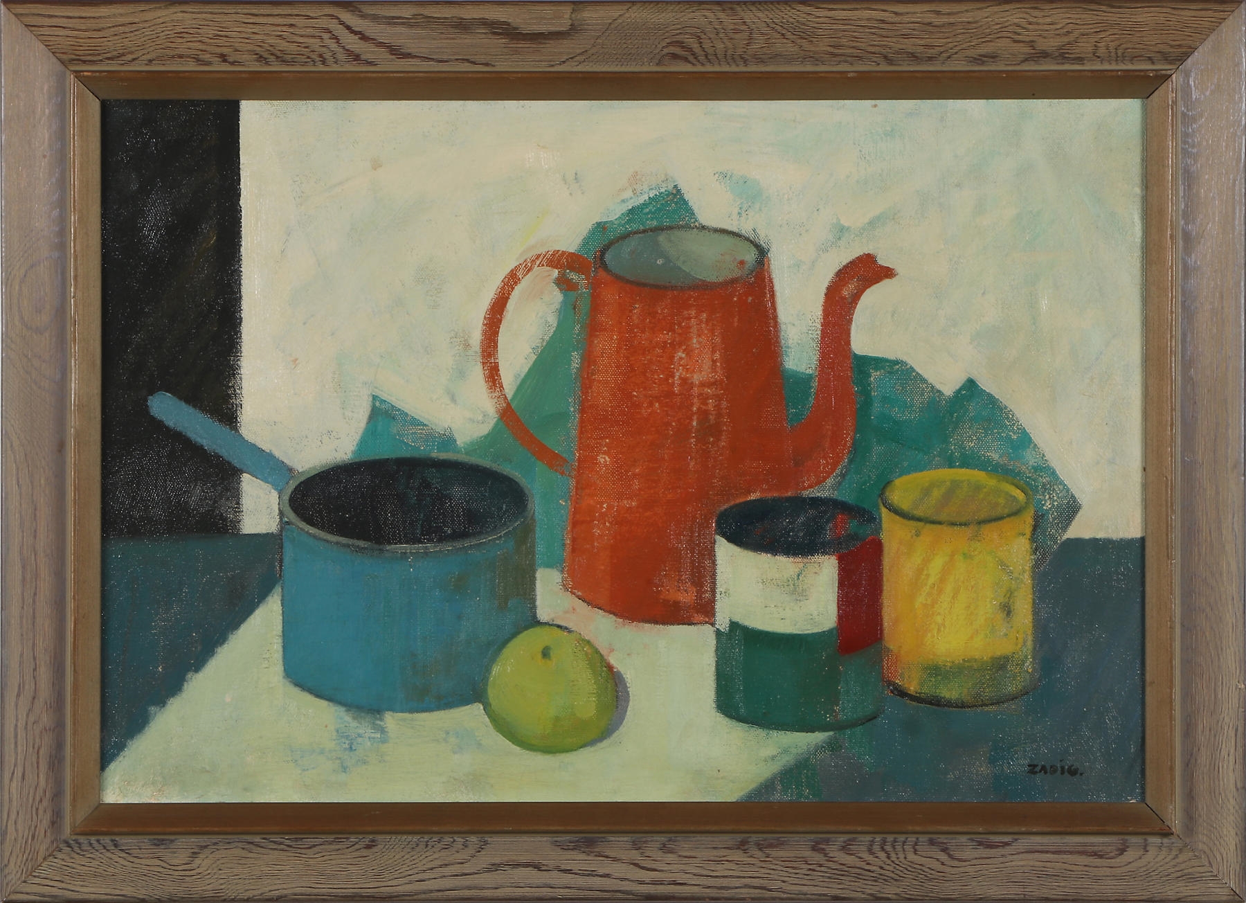 Jacques Zadig | Stilleben med kanna m | MutualArt