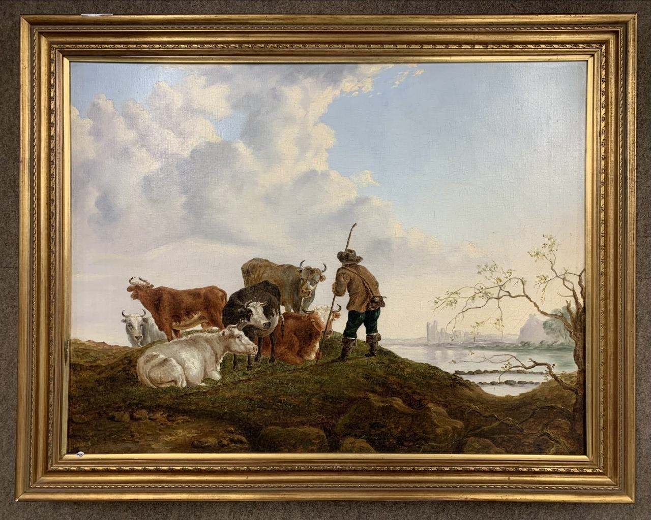 Aelbert Cuyp | shepherd and cattle at pasture | MutualArt